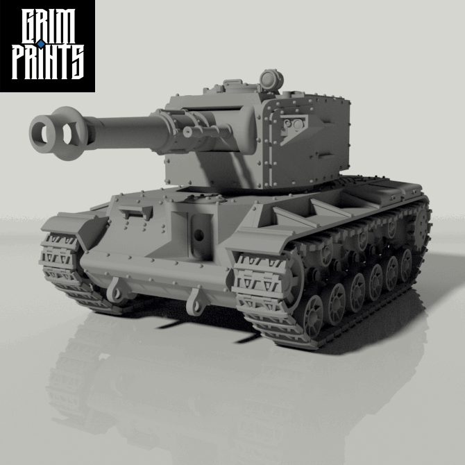Grim KV-2 "Ragnarok" Main Battle Tank – Realm3DPrints