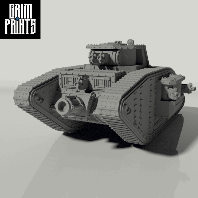 Grim Mark IV Heavy Battle Tank – Realm3DPrints